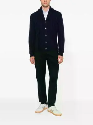 Brunello Cucinelli Ribbed-knit Shawl-collar Cardigan