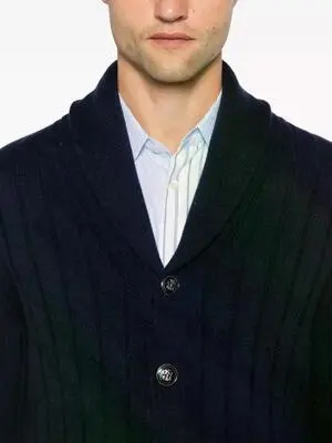 Brunello Cucinelli Ribbed-knit Shawl-collar Cardigan