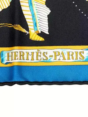 Hermès 1990-2010 Les Danses Silk Scarf 90 Scarves