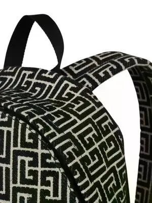 Balmain 1945 City Monogram-pattern Backpack
