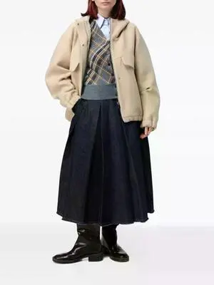 TELA Check-pattern Button-up Vest