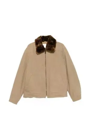 MARANT Amaric-gb Wool-collar Canvas Jacket