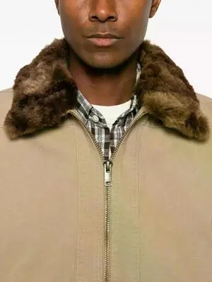 MARANT Amaric-gb Wool-collar Canvas Jacket