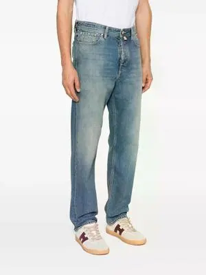 JACOB COHЁN Logo-patch Straight-leg Jeans