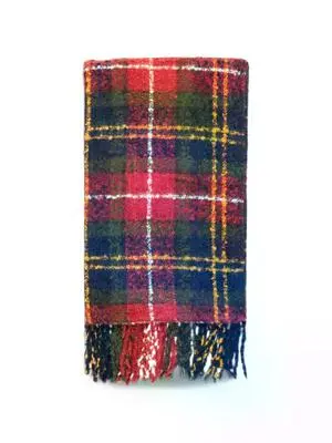 Barbour Tartan Check Beanie Hat And Scarf Set