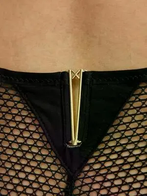 Chantelle Lace-panelled Thong