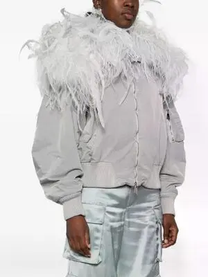 Attico Superattico10 Feather Bomber Jacket