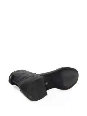 Gucci Guccissima Leather Ankle Boots