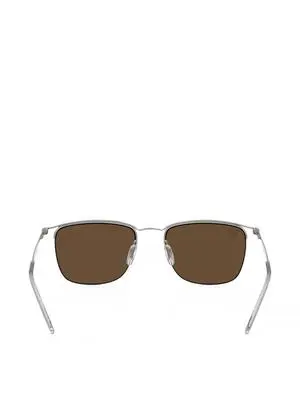 Ray-ban Semi-rim Square-frame Sunglasses