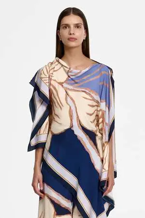 Acler Fortis Top - Midnight Eclipse