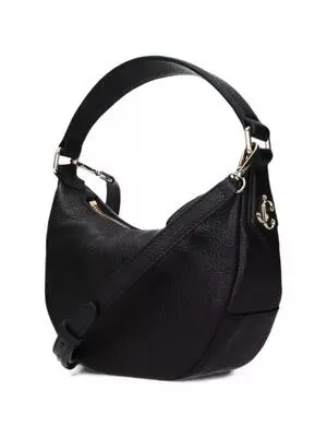 JIMMY CHOO Jc Logo Grained Leather Tote Bag