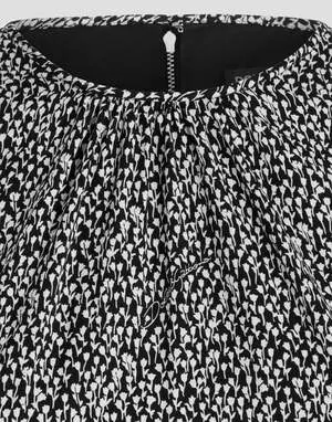 Dolce & Gabbana Rose-print Charmeuse Dress