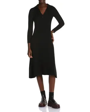 Moncler Ribbed Sweater Dress