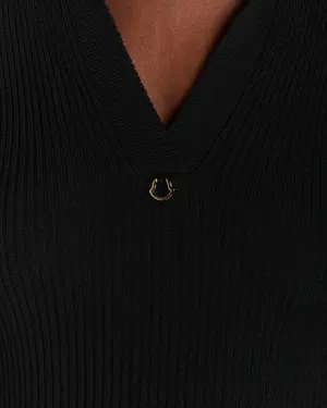 Moncler Ribbed Sweater Dress