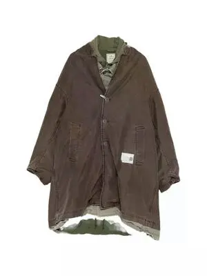 Mihara Yasuhiro Triple Layered Coat - Brown
