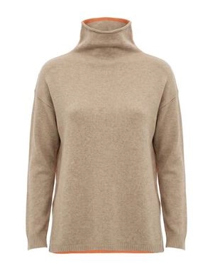 ARAGONA Turtleneck Taupe Size Cashmere - Grey