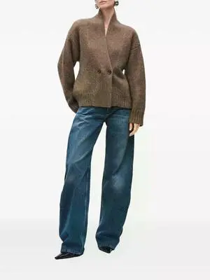 Brandon Maxwell Lowen Double-breasted Cardigan