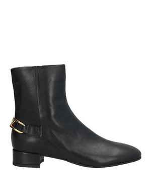 Emporio Armani Ankle Boots Size Leather - Black