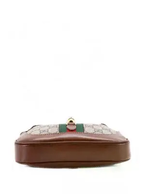 Gucci Jackie 1961 Gg Coated Canvas Mini Hobo Bag