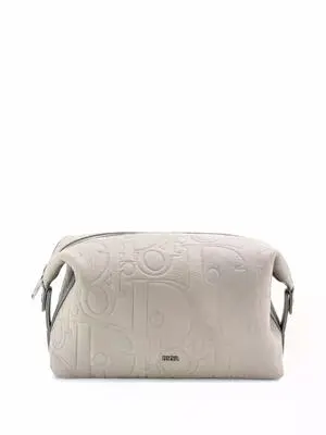 Dior Toiletry Gravity Leather Pouch - Grey