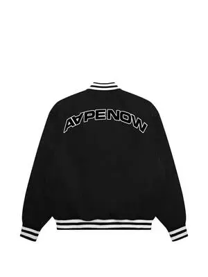 AAPE BY *A BATHING APE Logo-patch Striped-trim Bomber Jacket