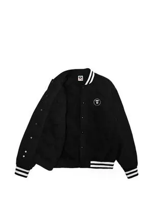 AAPE BY *A BATHING APE Logo-patch Striped-trim Bomber Jacket