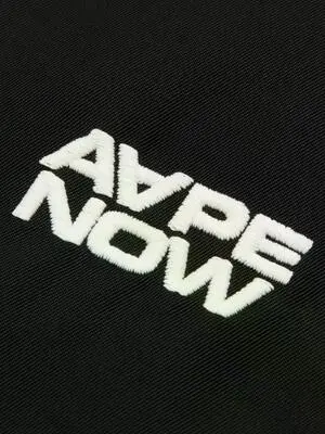 AAPE BY *A BATHING APE Logo-patch Striped-trim Bomber Jacket