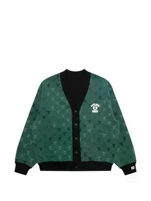 AAPE BY *A BATHING APE Logo-print Reversible Sweatshirt - Black