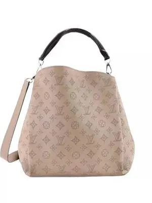 LOUIS VUITTON Babylone Handbag Mahina Leather Pm Hobo Bag