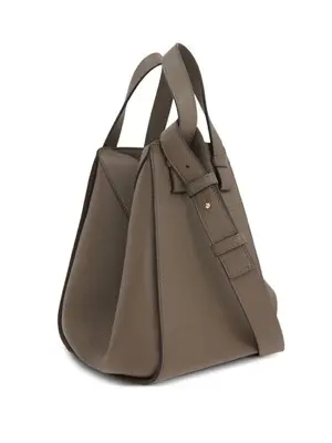 Loewe Hammock Compact Leather Handbag - Grey