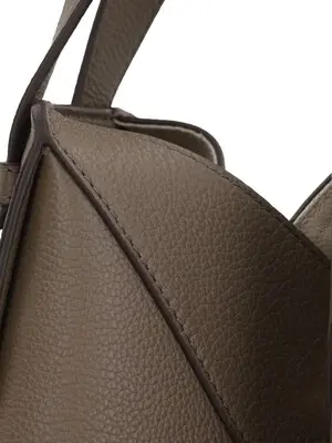 Loewe Hammock Compact Leather Handbag - Grey