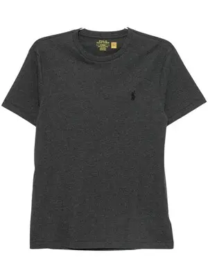 Polo Ralph Lauren Logo-embroidered T-shirt By - Grey