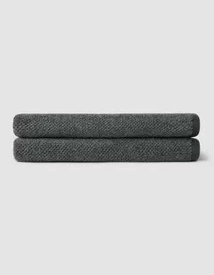 Cozy Earth Nantucket Bath Sheets Graphite