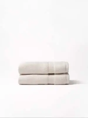 Cozy Earth Luxe Hand Towels Seashell