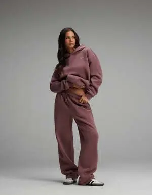 Cozy Earth Cityscape Hoodie & Wide Leg Pants Set - Eclipse
