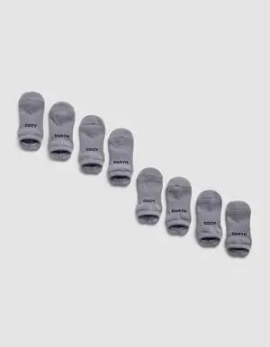Cozy Earth Essential Ankle Socks 4-pack - Stone