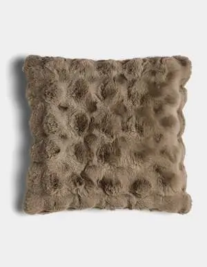 Cozy Earth Bubble Cuddle Pillow - Walnut