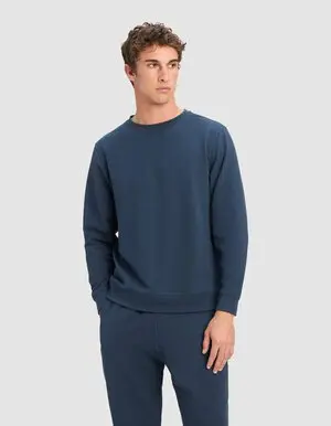 Cozy Earth Stretchtech Crewneck Sweatshirt Eclipse