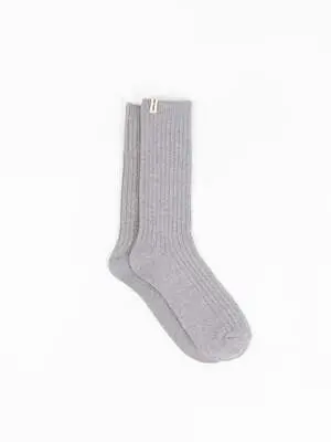 Cozy Earth Plush Lounge Calf Socks - Stone