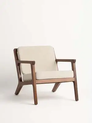 Cozy Earth Coronado Lounge Chair - Walnut