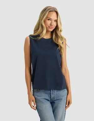 Cozy Earth All Day Sleeveless T-shirt - Eclipse