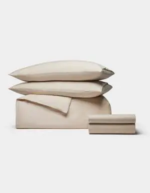 Cozy Earth Soft-wash Cotton Bedding Deluxe Bundle Down Alternative - Dew