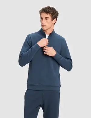 Cozy Earth Stretchtech Quarter Zip - Eclipse