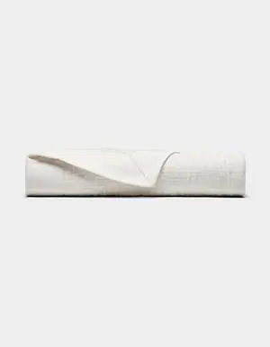 Cozy Earth Little Bee Matelasse Baby Blanket - Sea Salt