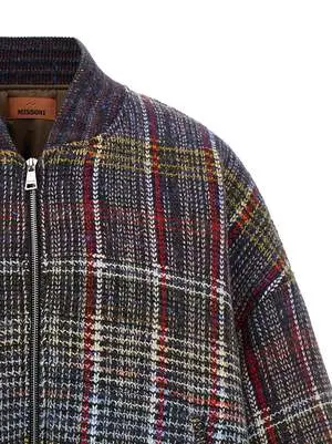 Missoni Check Pattern Bomber Jacket - Multicolor