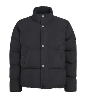 Stone Island Crinkle Reps Ny Puffer Jacket - Black