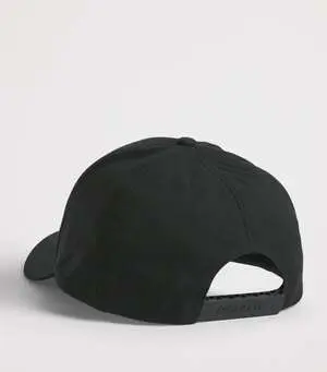 Moncler Cotton Logo Baseball Cap - Black
