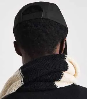 Moncler Cotton Logo Baseball Cap - Black