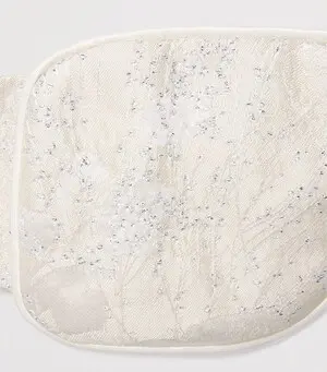 DANIEL HANSON Embellished Silk Eye Mask