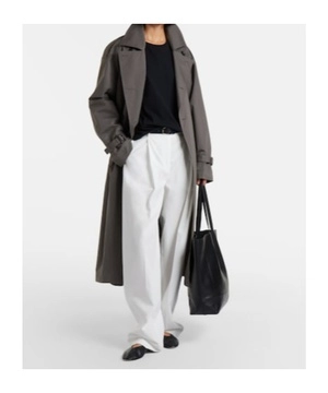 TOTEME Double-breasted Cotton-blend Trench Coat